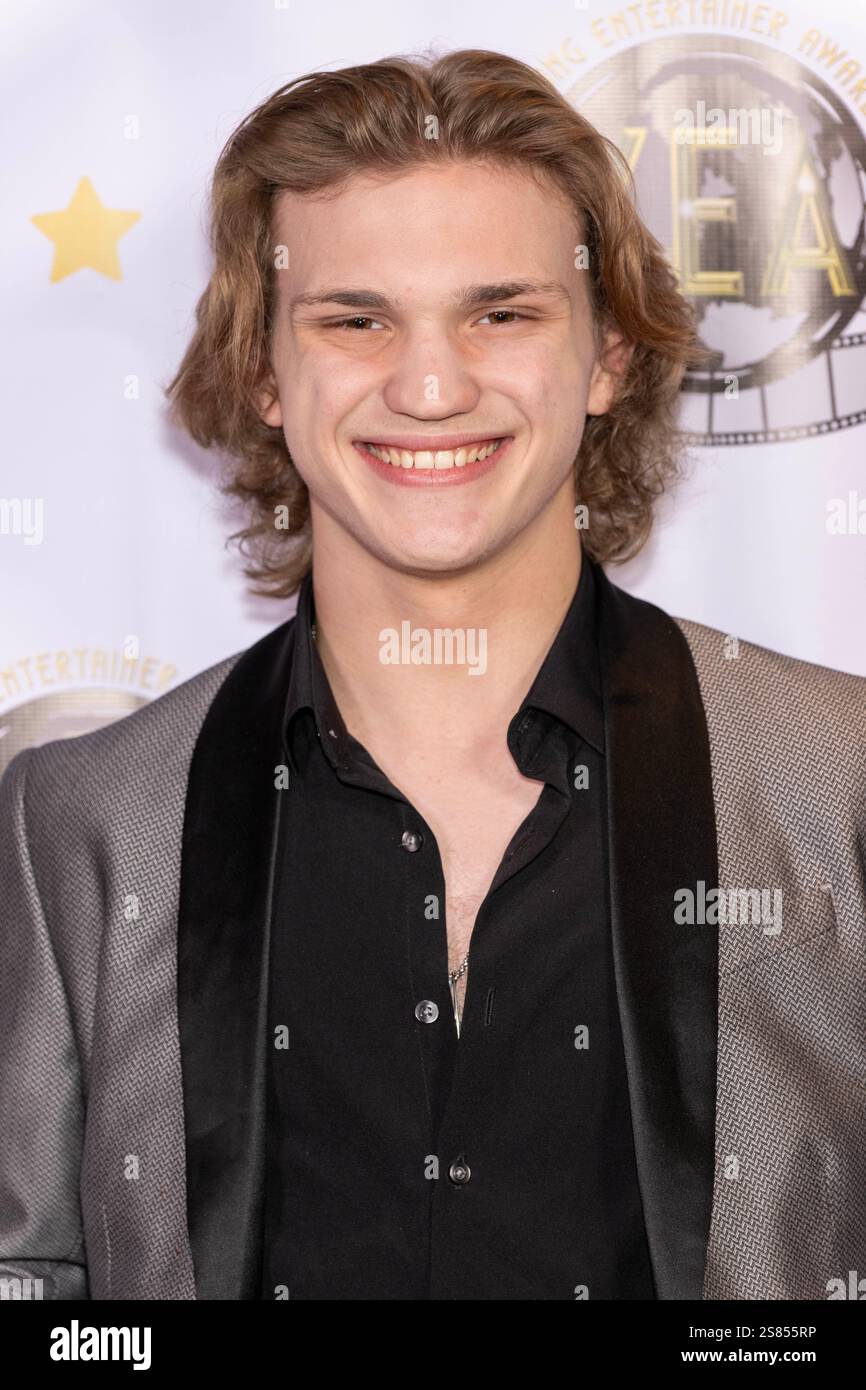 Los Angeles, United States. 18th Jan, 2025. Actor/Singer Mason McNulty ...