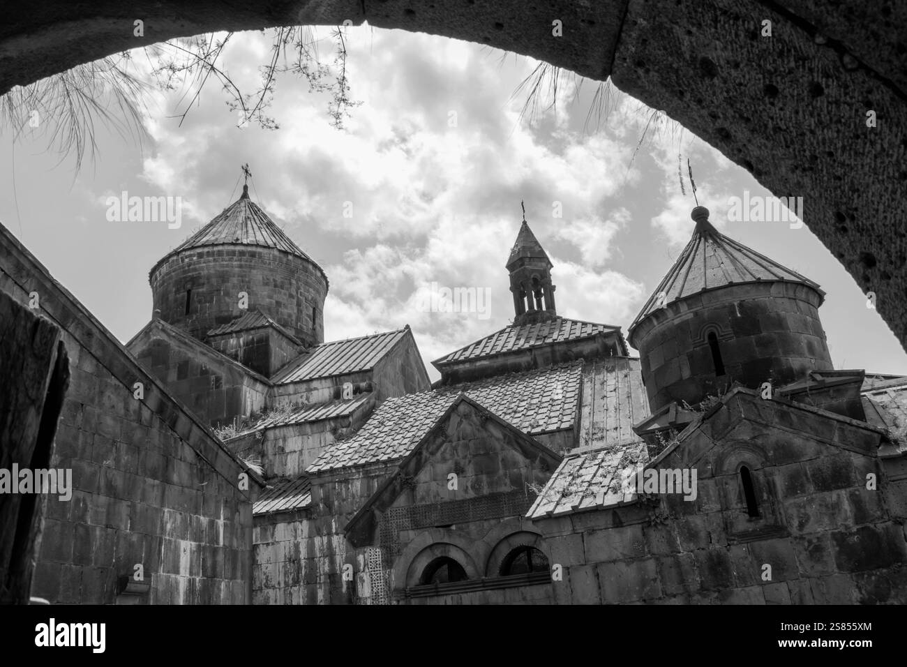 Church in nature. Beautiful architecture of churches. Armenian ...