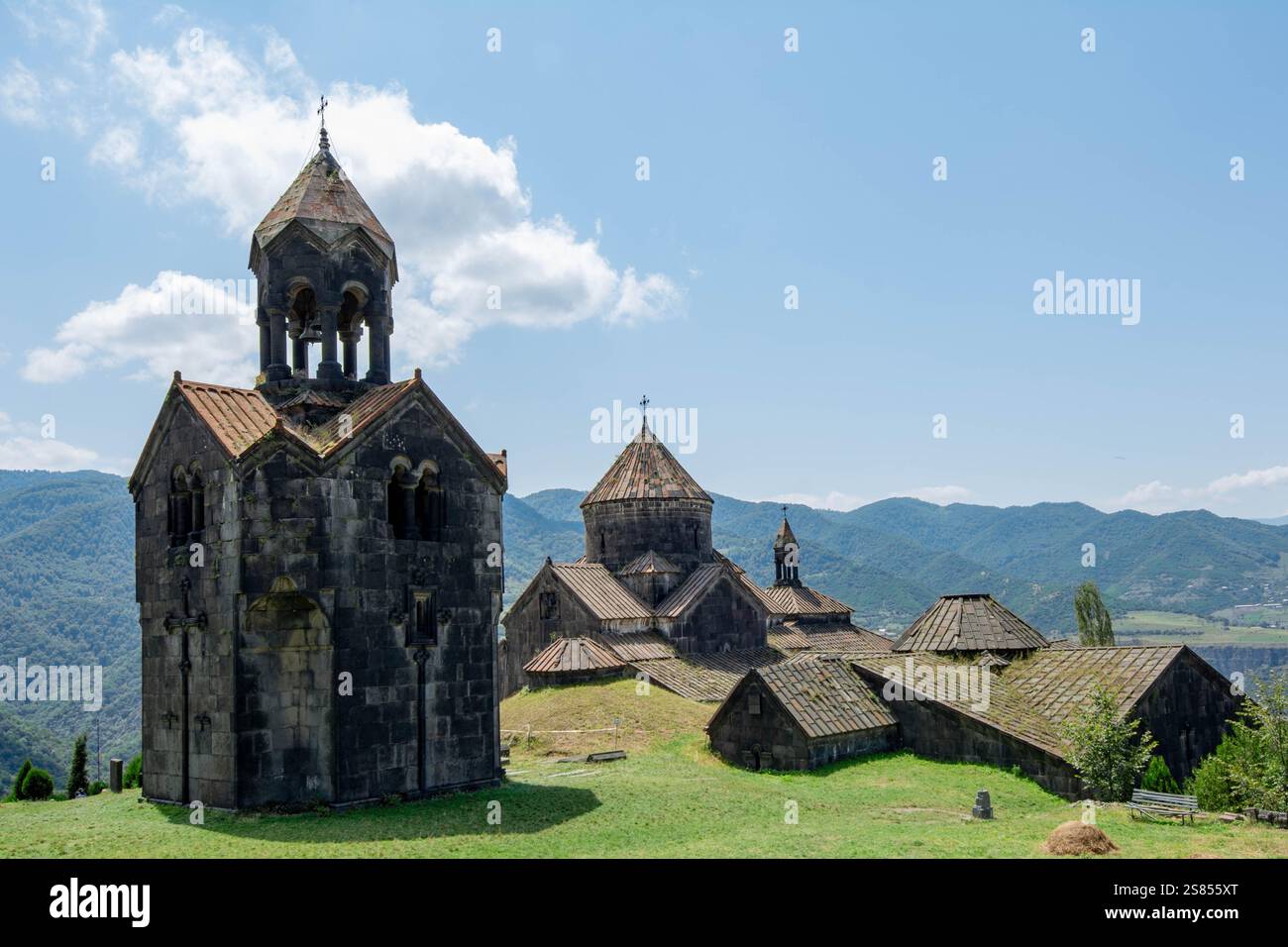 Church in nature. Beautiful architecture of churches. Armenian ...