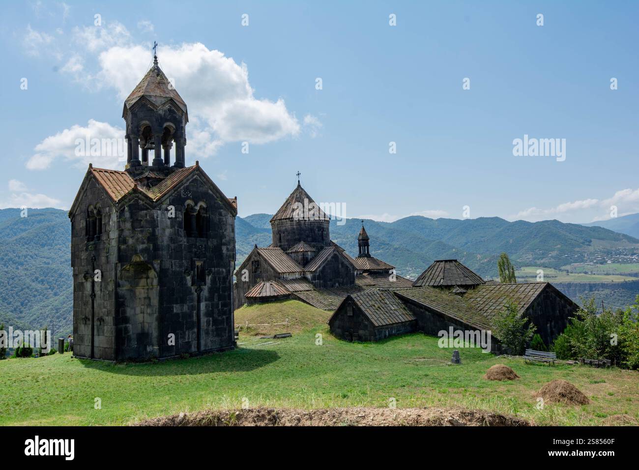 Church in nature. Beautiful architecture of churches. Armenian ...