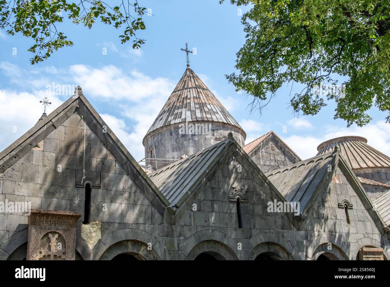 Church in nature. Beautiful architecture of churches. Armenian ...
