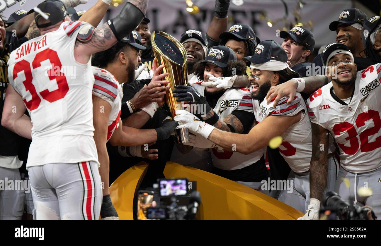 January 20, 2025, Atlanta, Georgia, U.SA: The Ohio State team ...