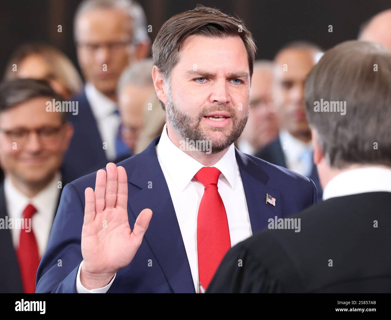 Washington, United States. 20th Jan, 2025. U.S. Vice President-elect J ...
