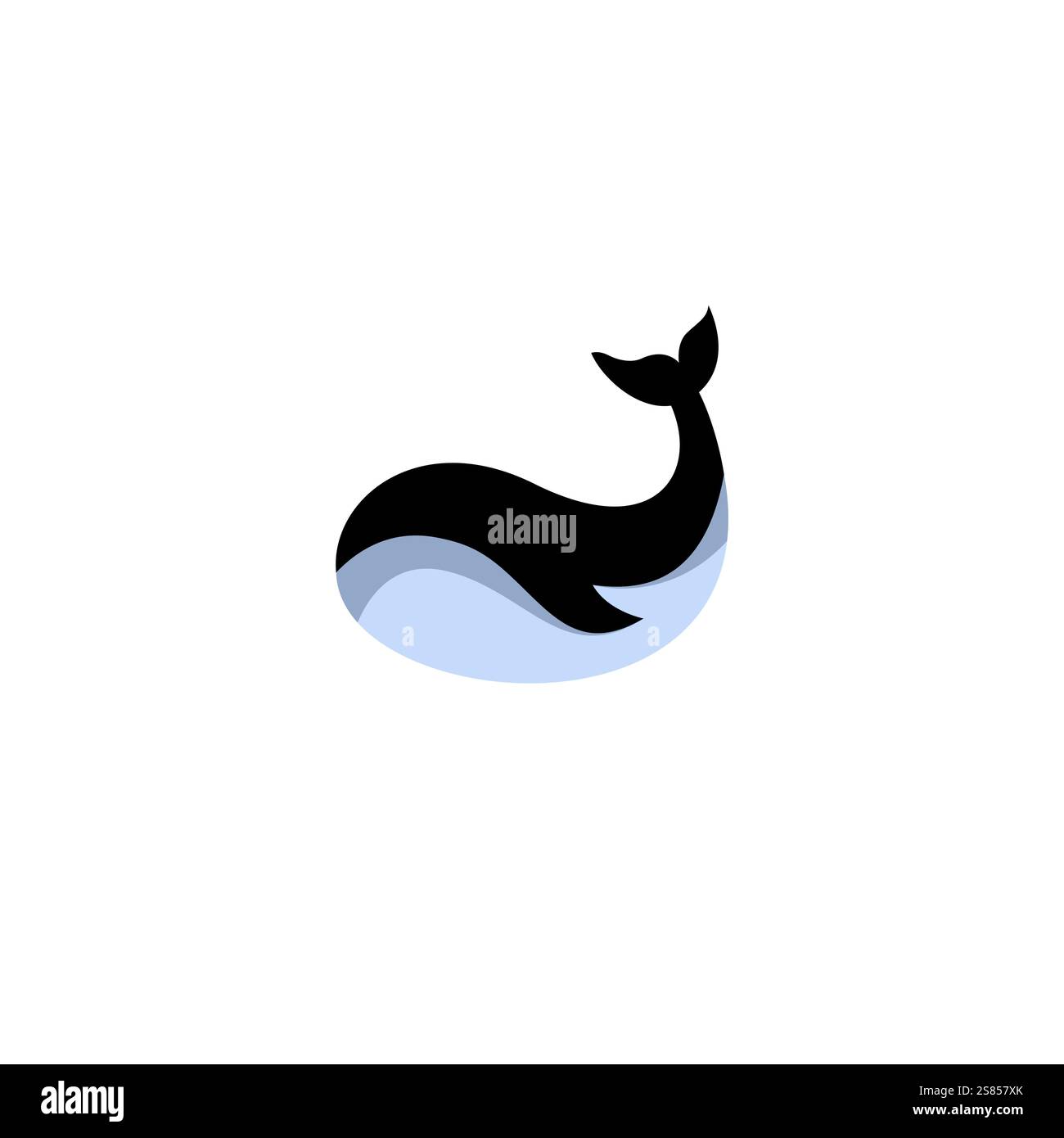 whale Icon Vector Illustration. Whale Cartoon Design Stock Vector Image ...