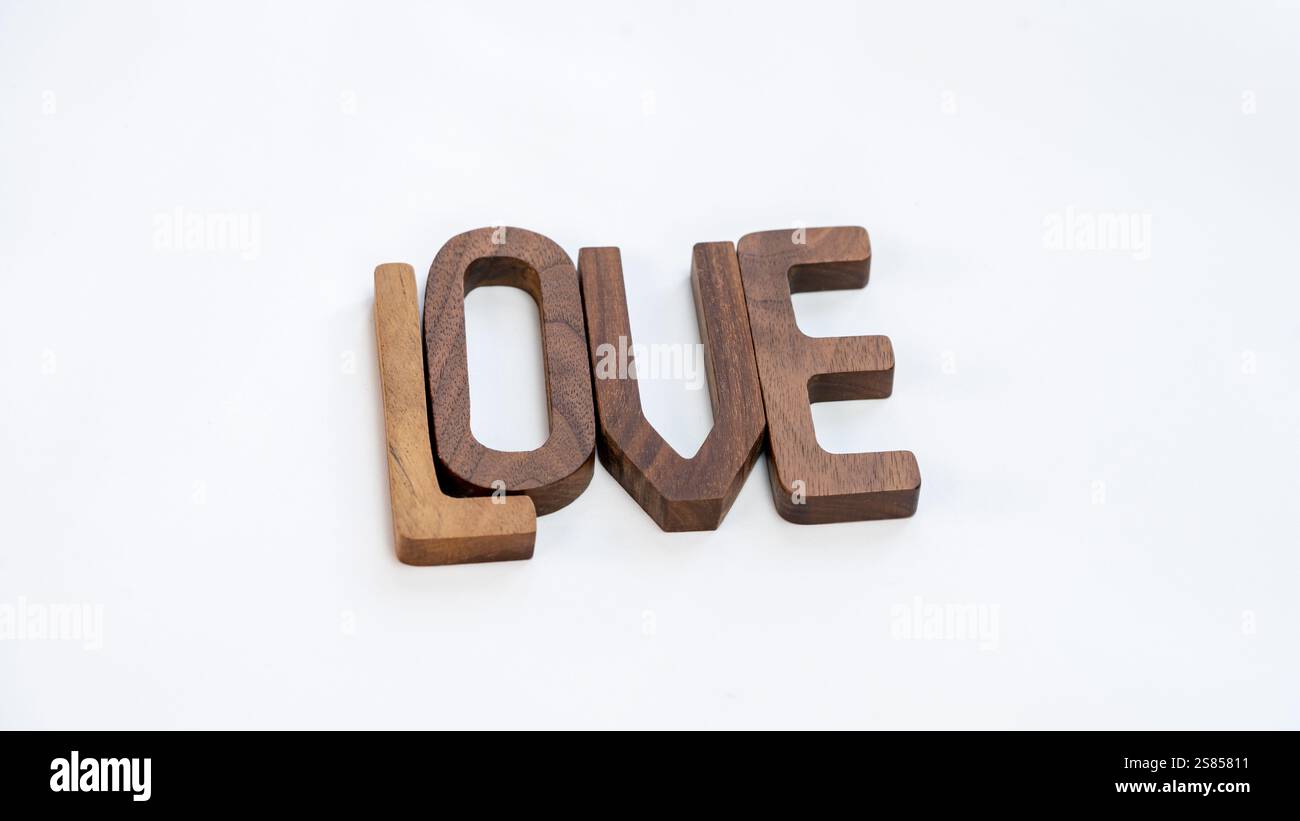 Letters in word love heart hi-res stock photography and images - Alamy