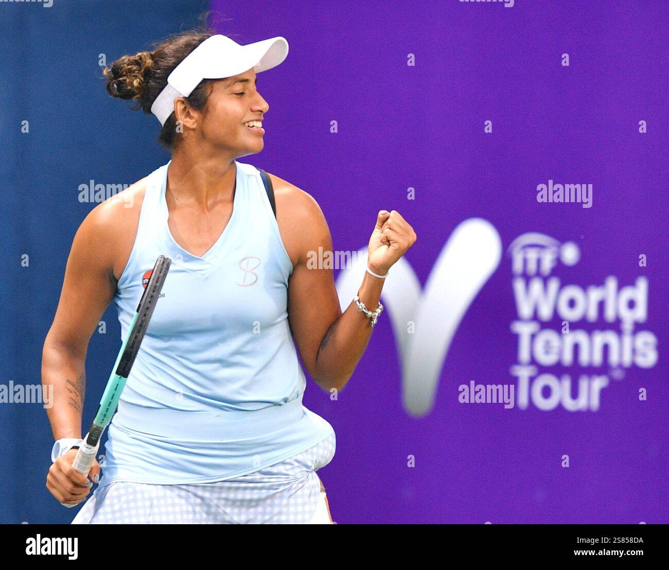 Bengaluru, India. 20th Jan, 2025. Riya Bhatia stood out as the only ...