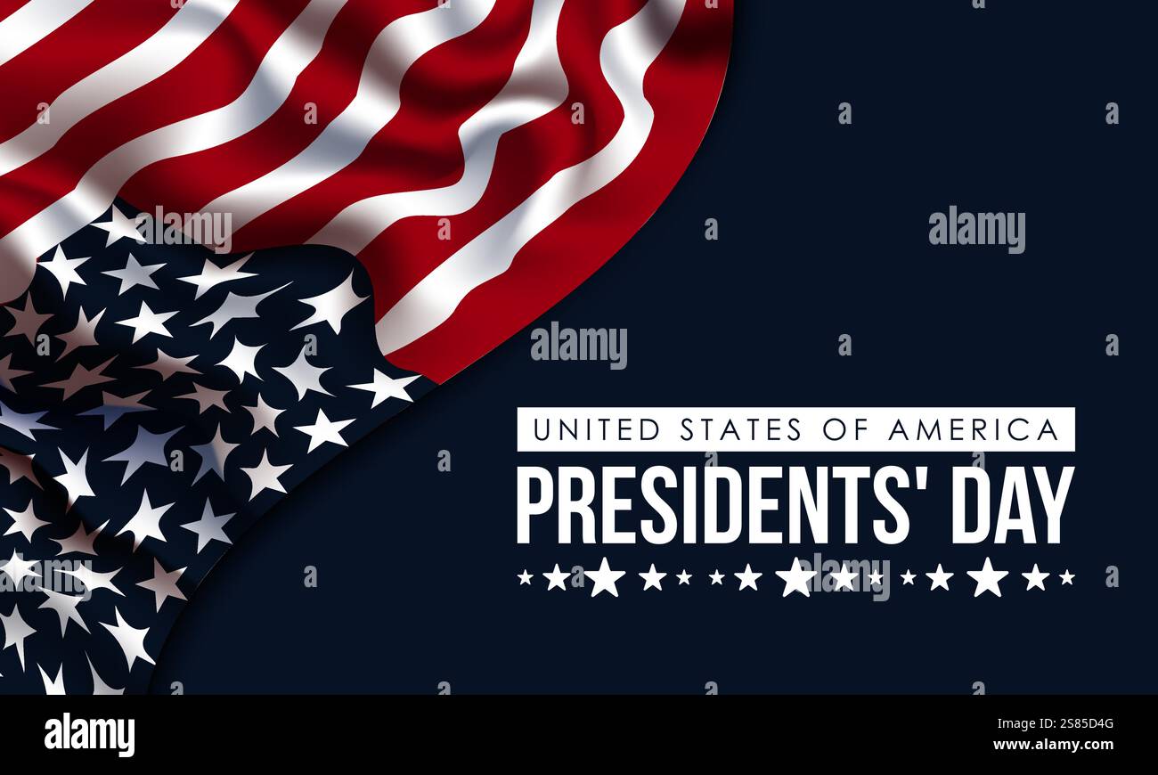 Happy Presidents Day card, Background, poster Vector illustration Stock ...