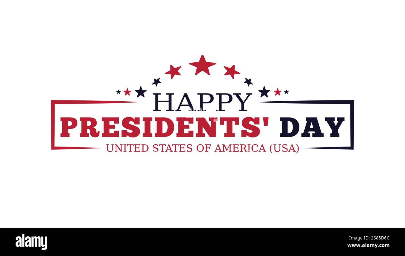 Happy Presidents Day card, Background, poster Vector illustration Stock ...