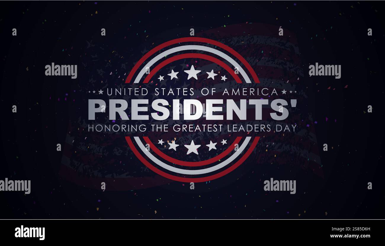 Happy Presidents Day card, Background, poster Vector illustration Stock ...