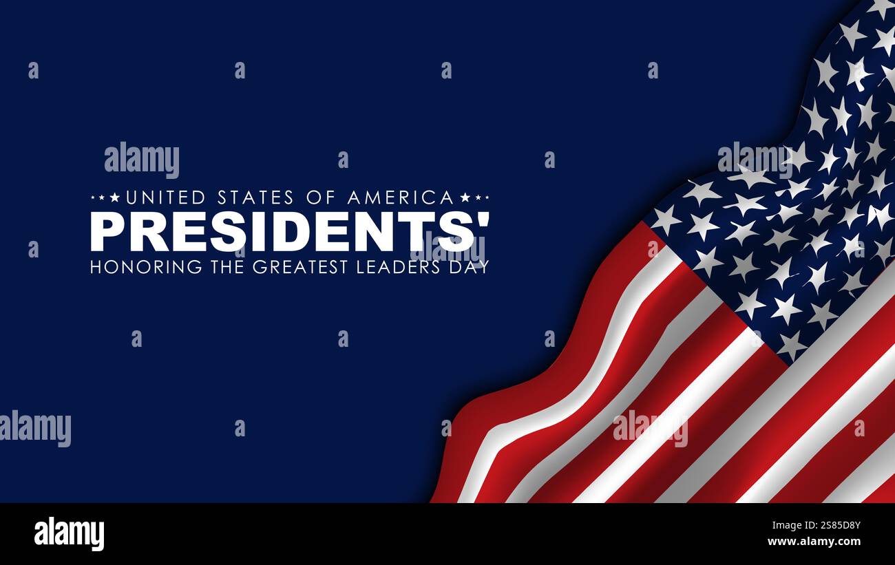 Happy Presidents Day card, Background, poster Vector illustration Stock ...