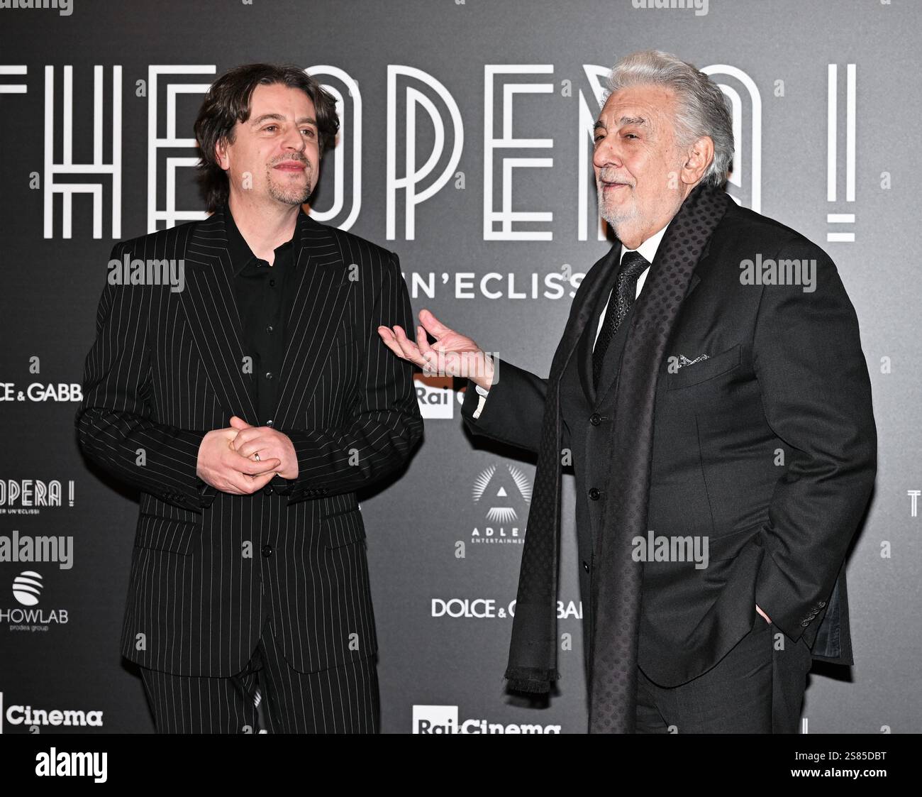Milan, Italy. 19th Jan, 2025. Placido Domingo, Paolo Gep Cucco THE ...