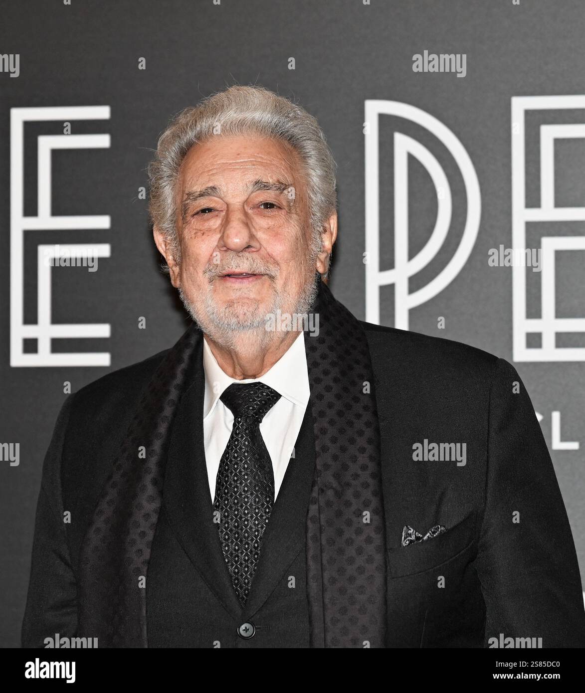 Milan, Italy. 19th Jan, 2025. Placido Domingo THE OPERA! photocall of ...