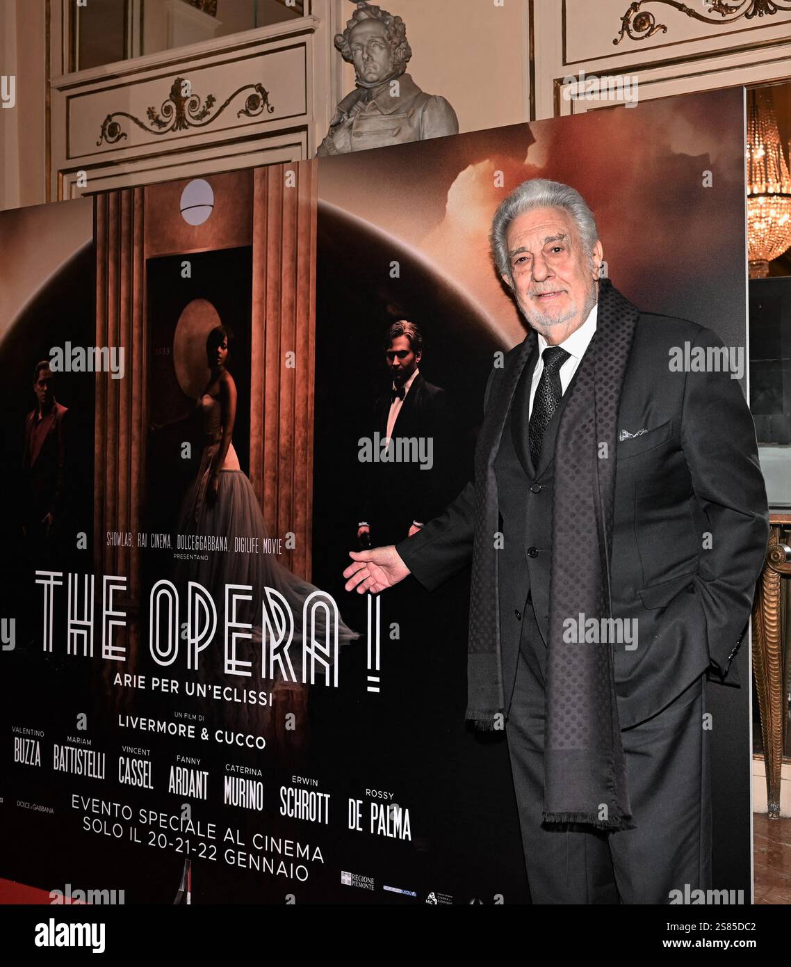 Milan, Italy. 19th Jan, 2025. Placido Domingo THE OPERA! photocall of ...