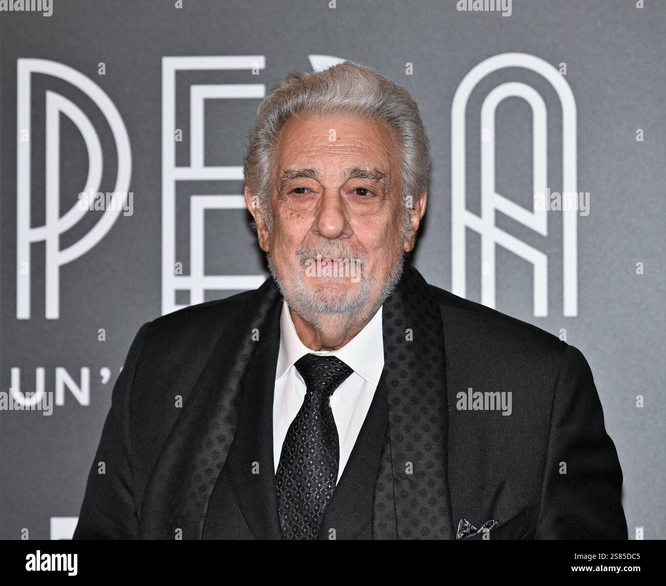 Milan, Italy. 19th Jan, 2025. Placido Domingo THE OPERA! photocall of ...