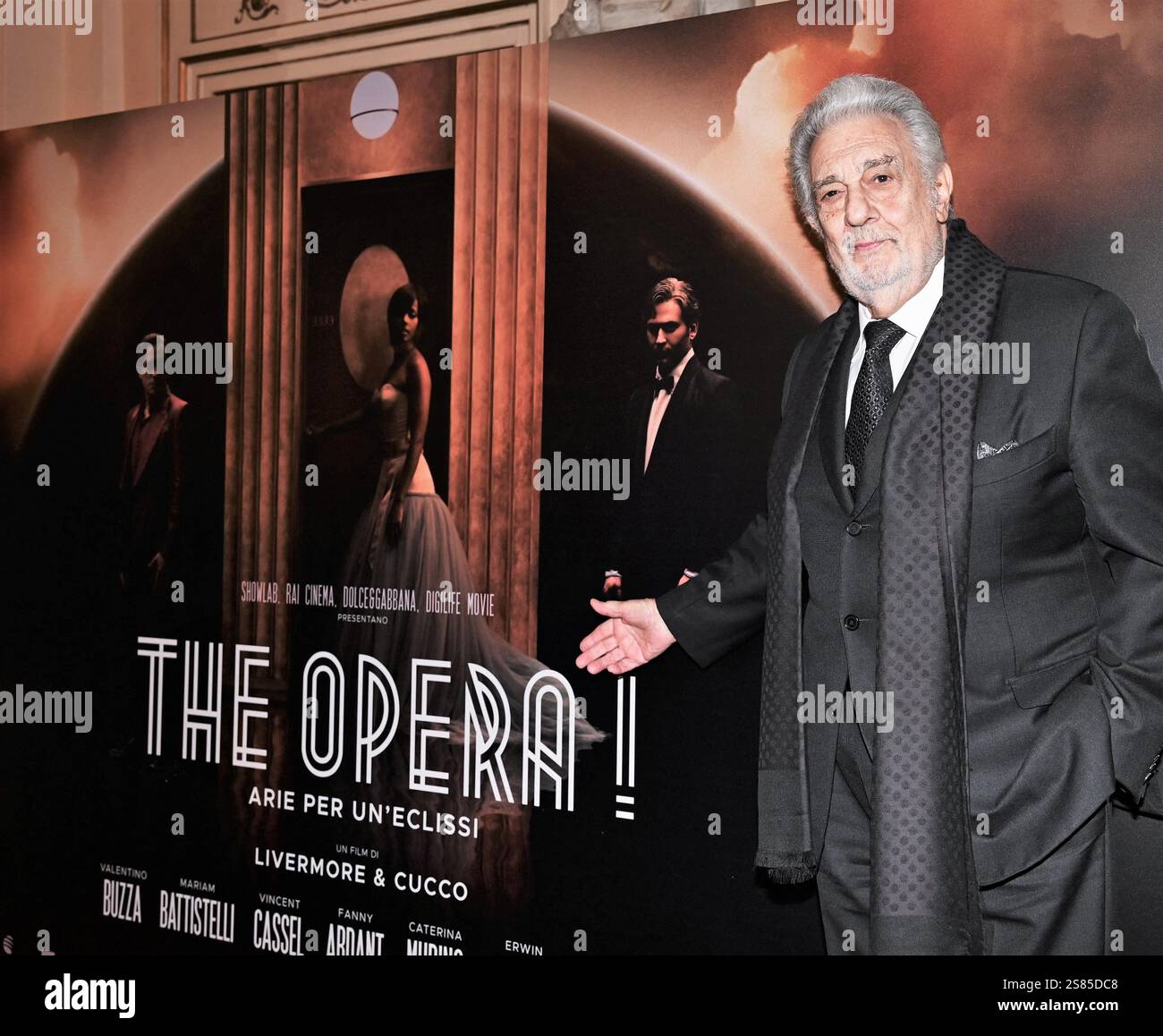 Milan, Italy. 19th Jan, 2025. Placido Domingo THE OPERA! photocall of ...