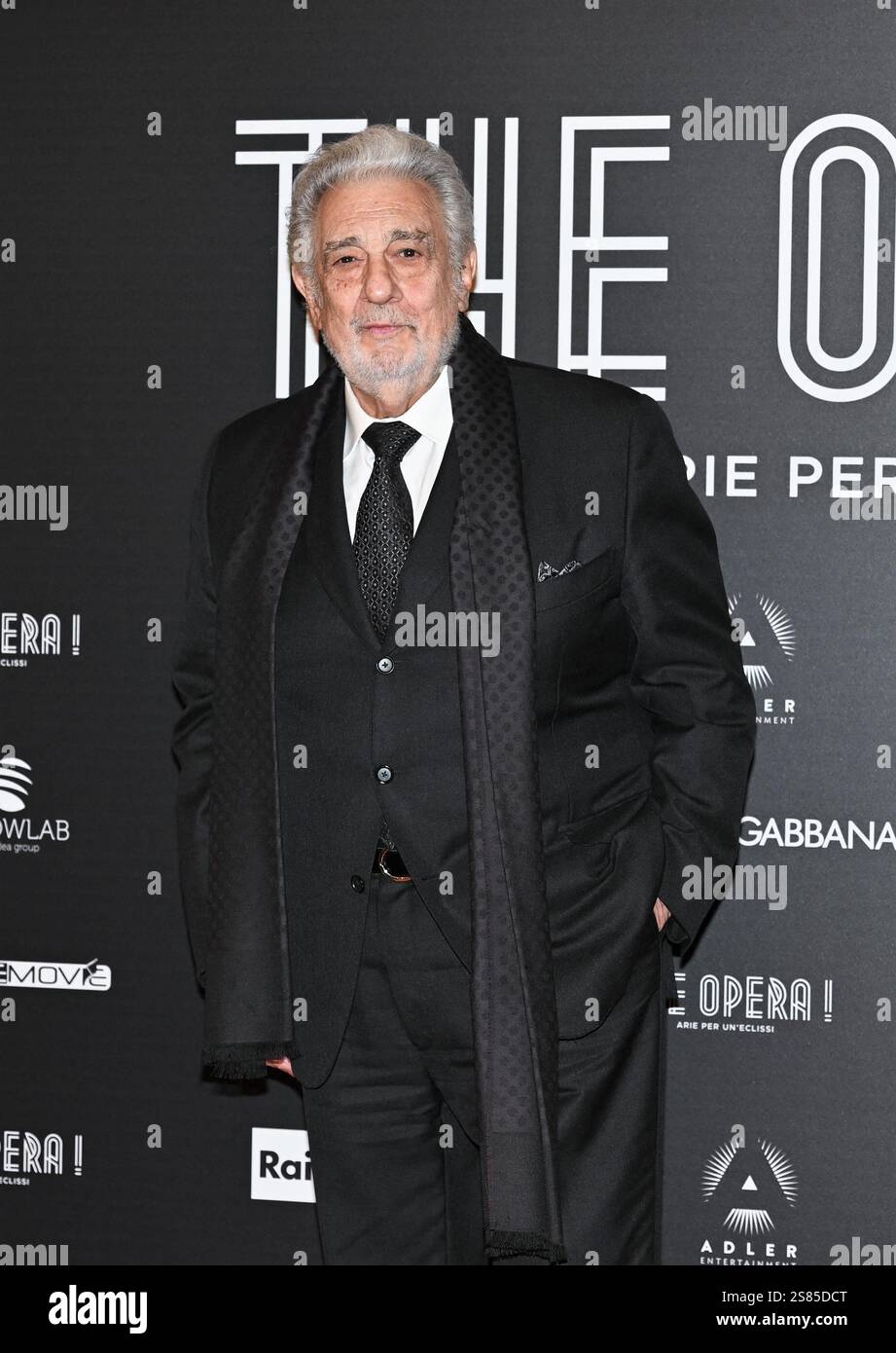 Milan, Italy. 19th Jan, 2025. Placido Domingo THE OPERA! photocall of ...