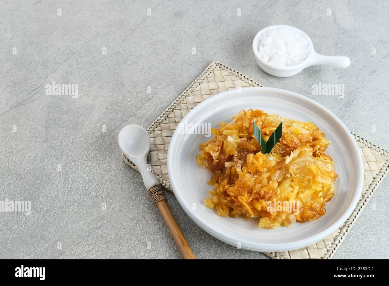 Sawut or Gobet Singkong, Indonesian traditional snack made from steamed ...