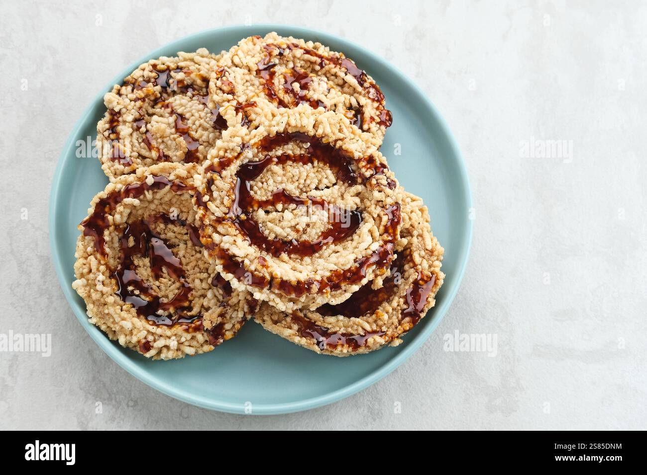 Intip Nasi (Rice Crackers) Indonesian traditional snack Stock Photo - Alamy