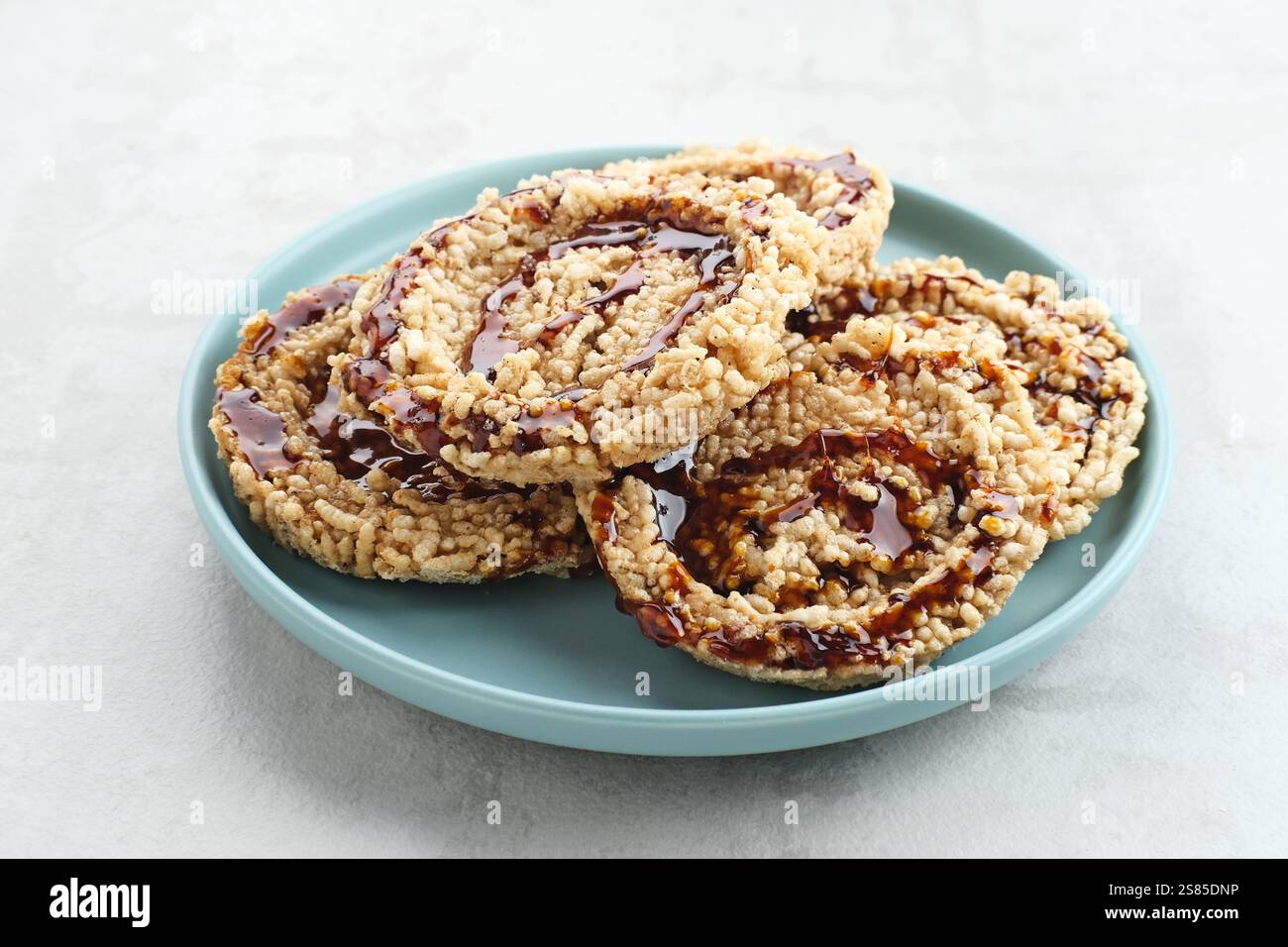 Intip Nasi (Rice Crackers) Indonesian traditional snack Stock Photo - Alamy