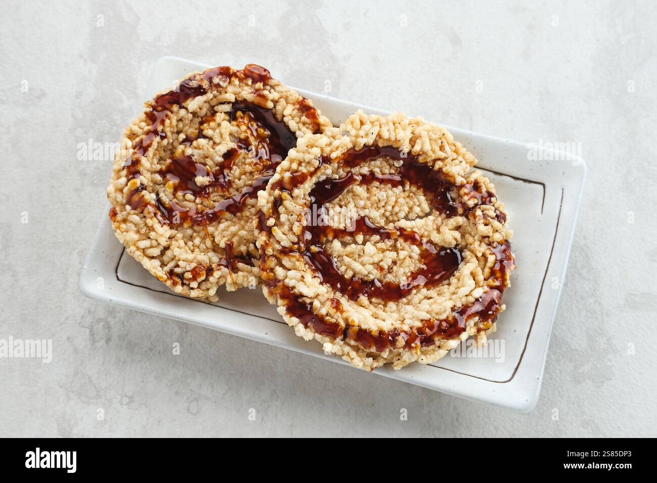 Intip Nasi (Rice Crackers) Indonesian traditional snack Stock Photo - Alamy