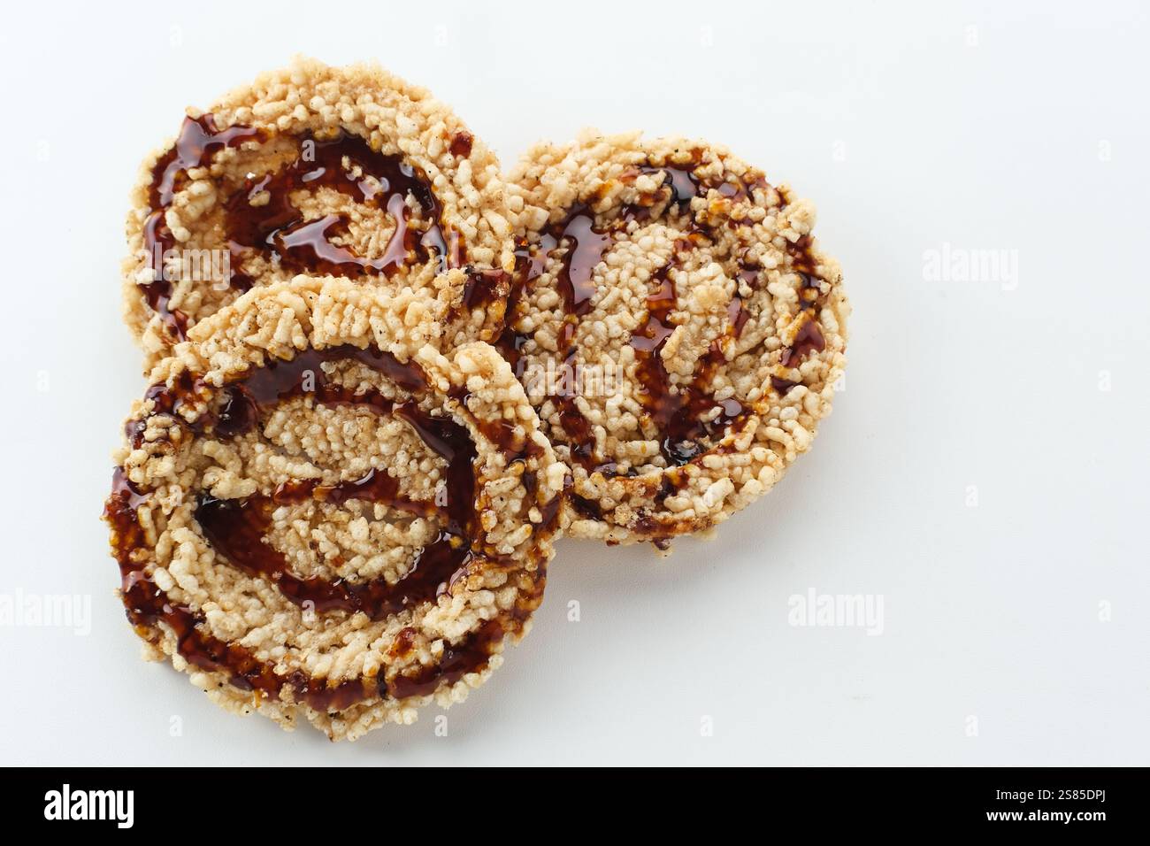 Intip Nasi (Rice Crackers) Indonesian traditional snack Stock Photo - Alamy
