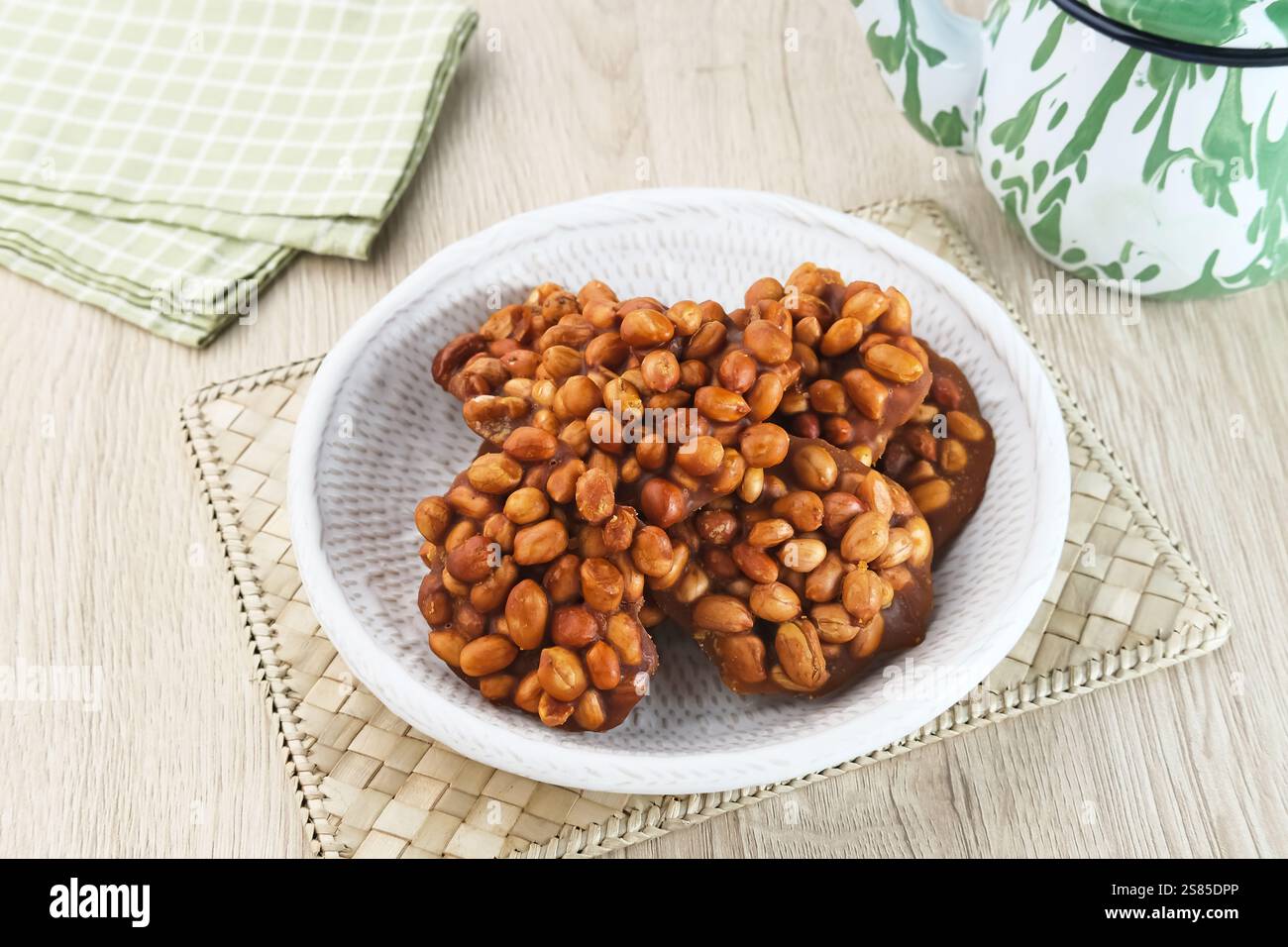 Ampyang Kacang or Gula Kacang, Indonesian traditional snack, made from ...