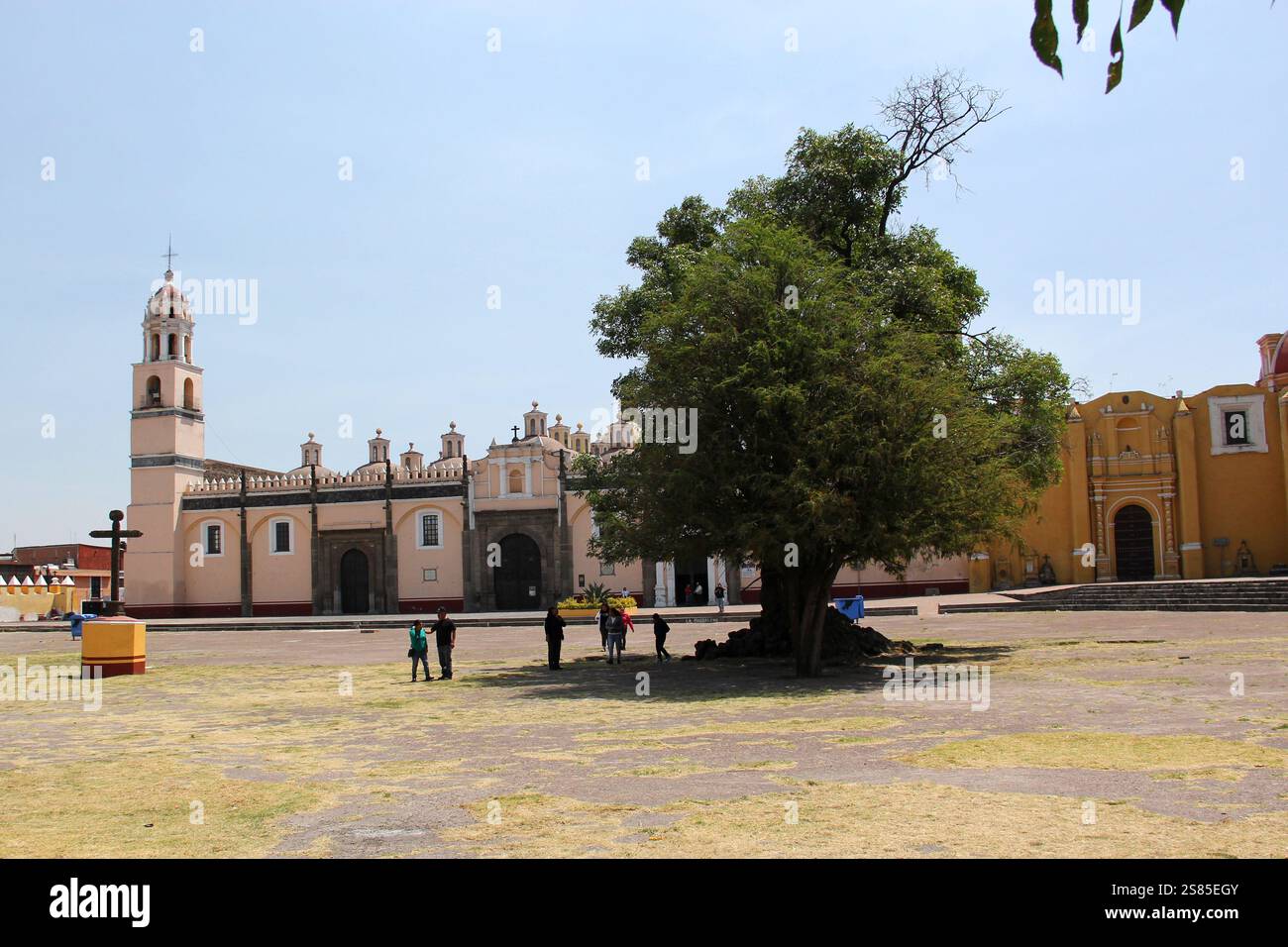Cholula, Puebla, Mexico - Mar 16 2024: The Royal or Natural Chapel is a ...