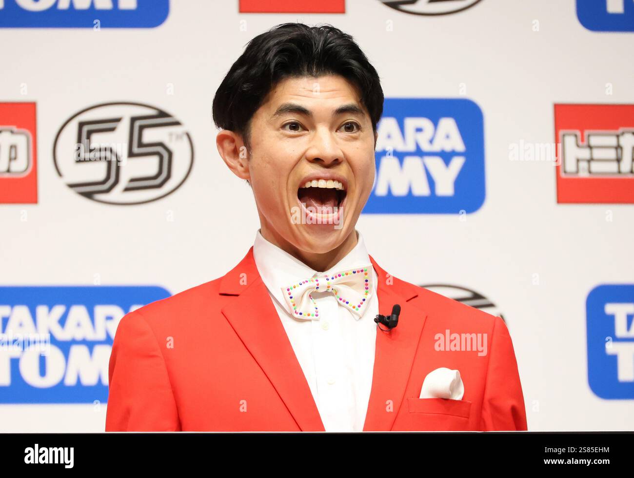 Tokyo, Japan. 21st Jan, 2025. Japanese comedian Yoshio Kojima attends the 55th anniversary event ...