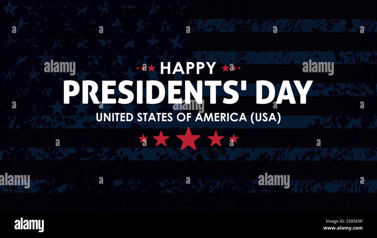 Happy Presidents Day card, Background, poster Vector illustration Stock ...