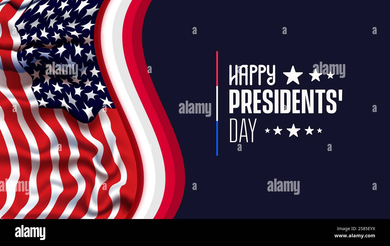 Happy Presidents Day card, Background, poster Vector illustration Stock ...