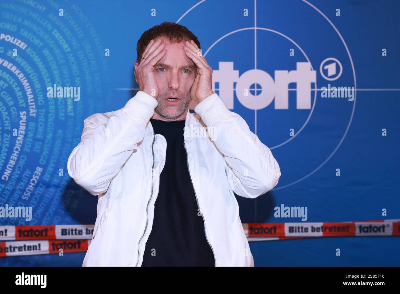 20.01.2025, Mark Waschke zur Premiere von Tatort: Vier Leben, Delphi ...