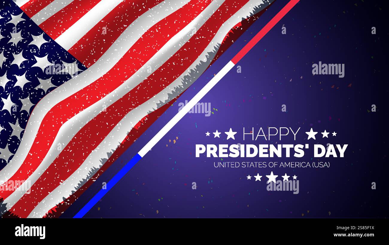 Happy Presidents Day card, Background, poster Vector illustration Stock ...