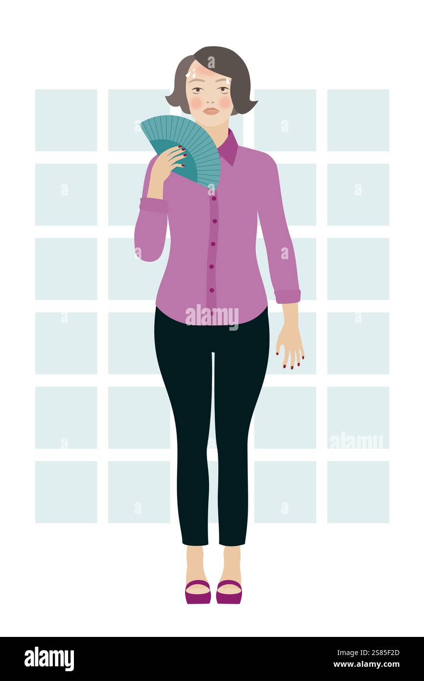 Menopause hot flash Cut Out Stock Images & Pictures - Alamy