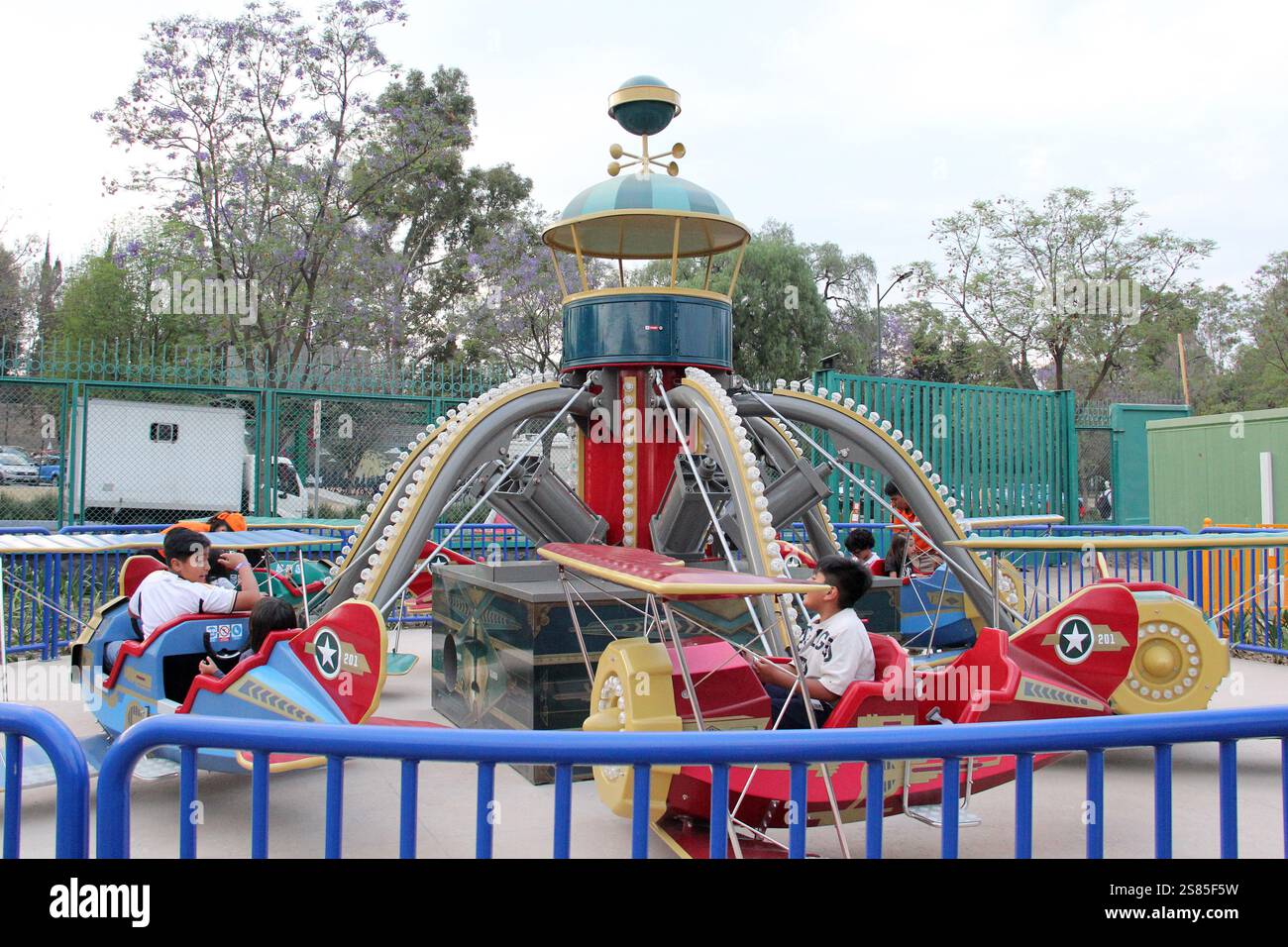 Mexico City, Mexico - Mar 20 2024: Parque Urbano Aztlan in the Second Section of the Chapultepec ...
