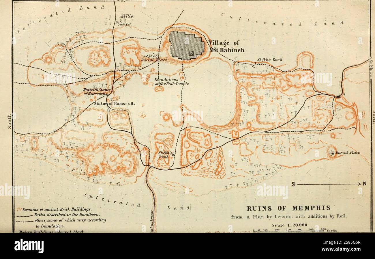 Memphis egypt map hi-res stock photography and images - Alamy
