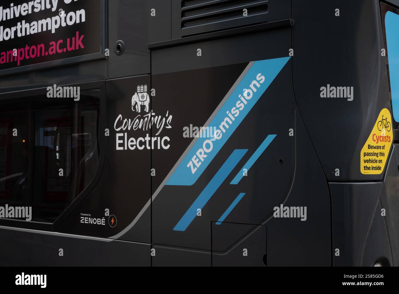 National Express Coventry electric bus Stock Photo - Alamy