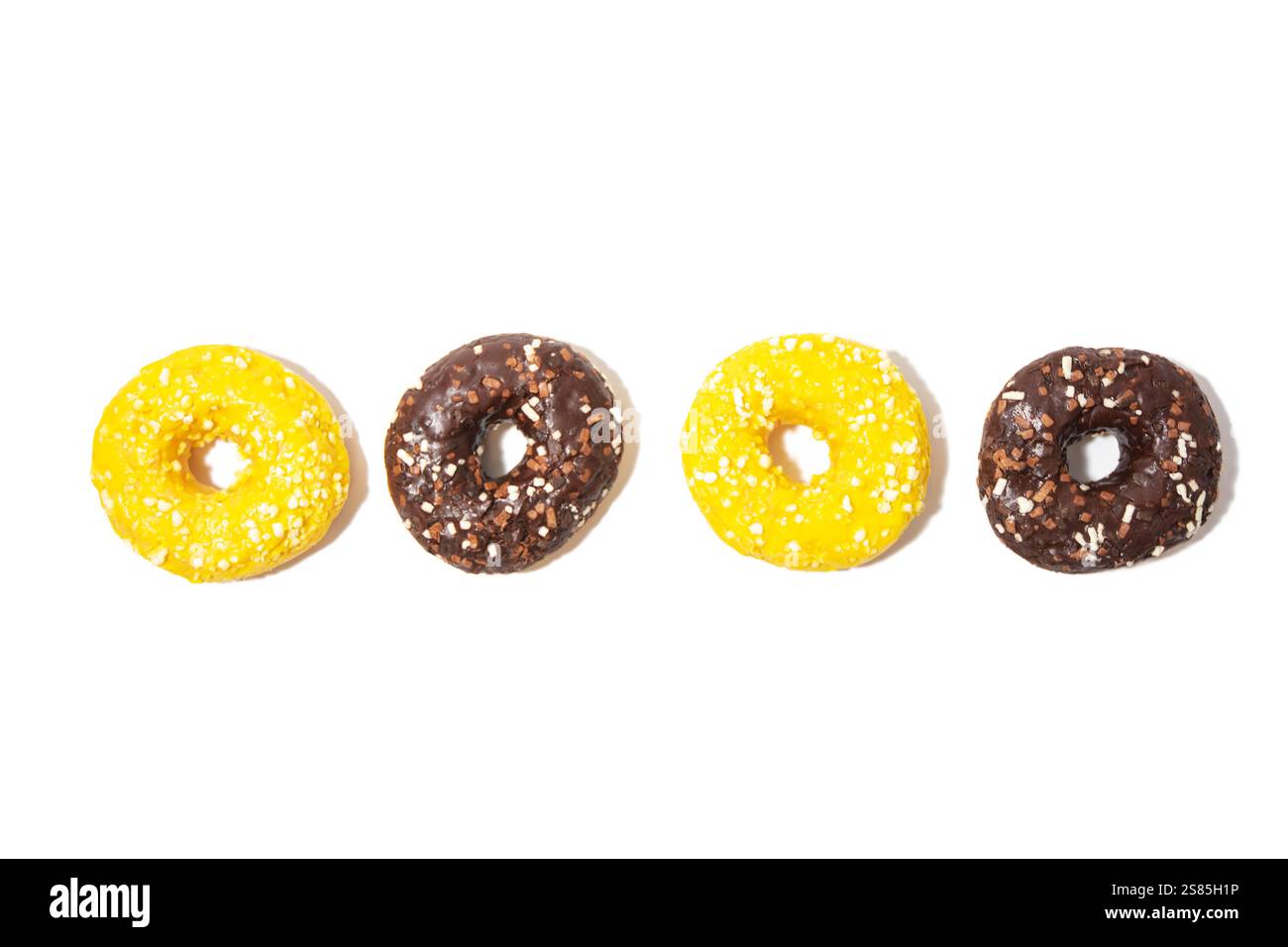 Donuts display Cut Out Stock Images & Pictures - Alamy