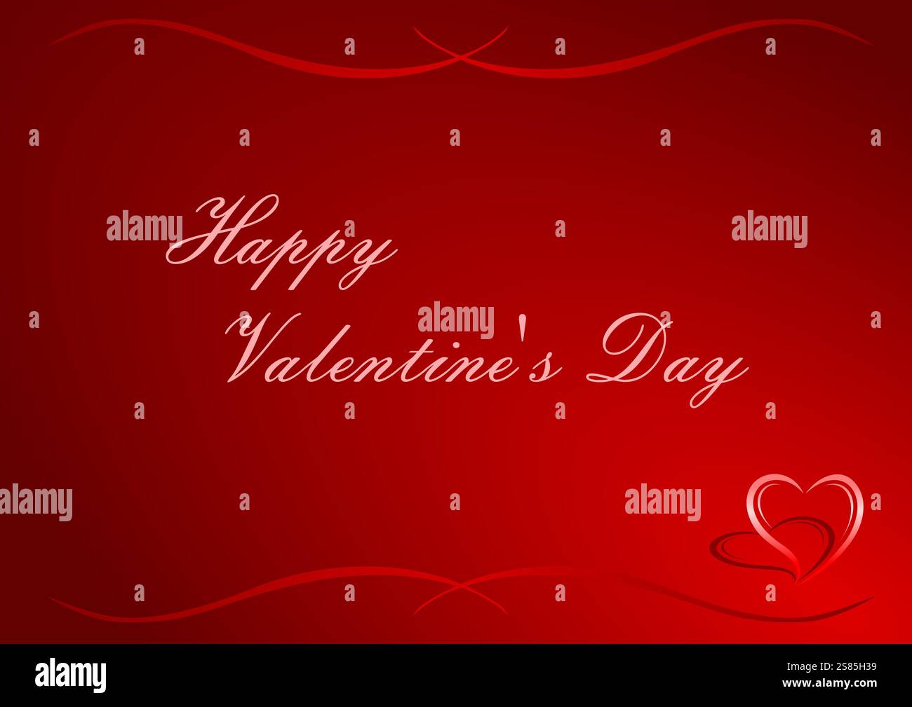 Happy Valentines Day Card, Sweethearts conceptual background, red ...