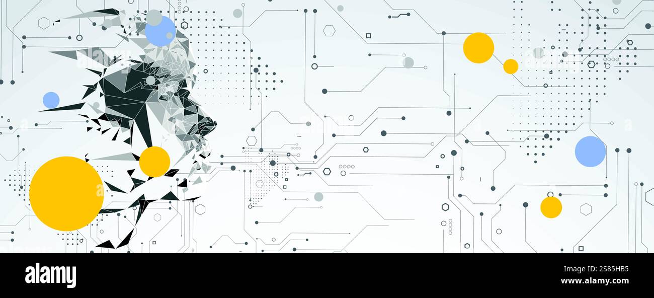 Abstract Artificial intelligence. Cloud computing. Machine learning ...