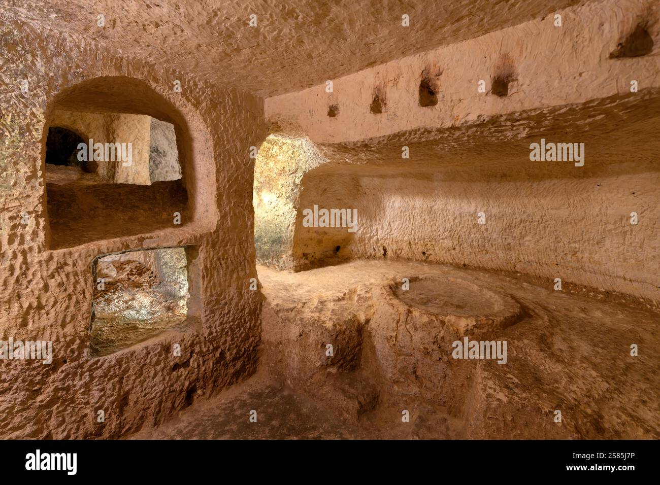 The Agape Table, St. Pauls catacombs, Rabat, Malta Stock Photo - Alamy