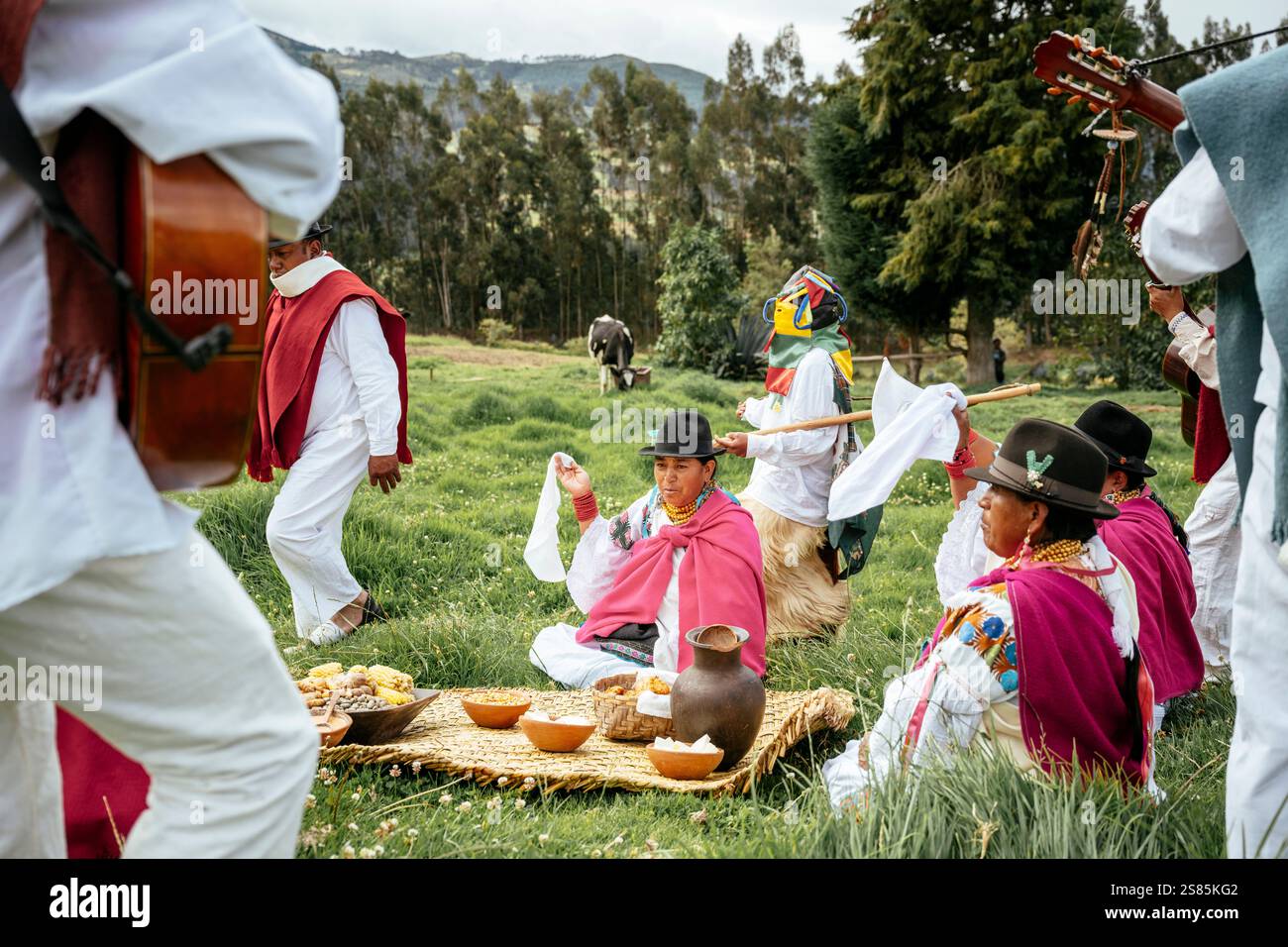 Chilco Community, Angochagua Parochia, Imbabura Province, Ecuador Stock ...