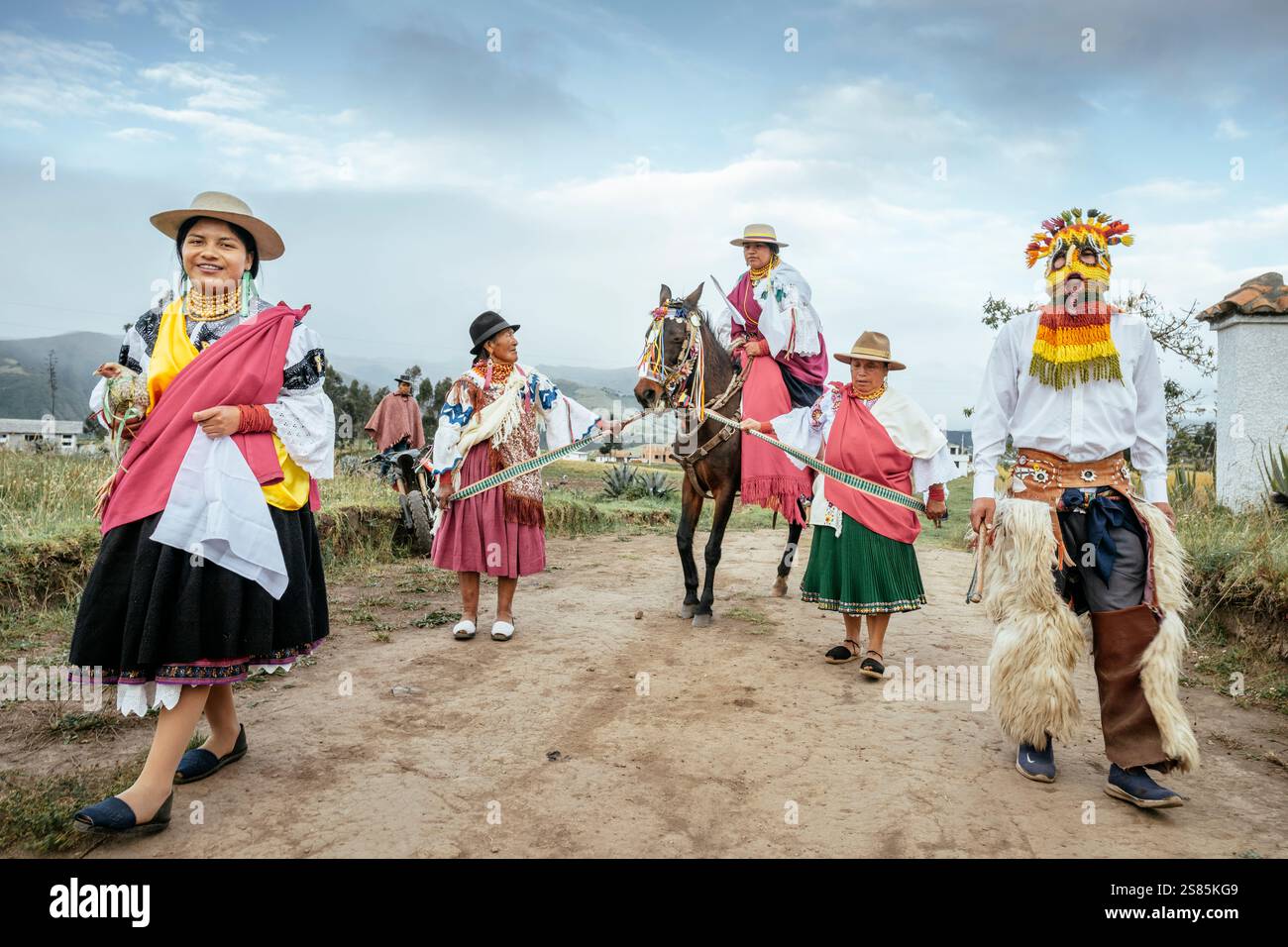 Festival of Light (Inti Raymi festival) Cochas Community, Angochagua ...