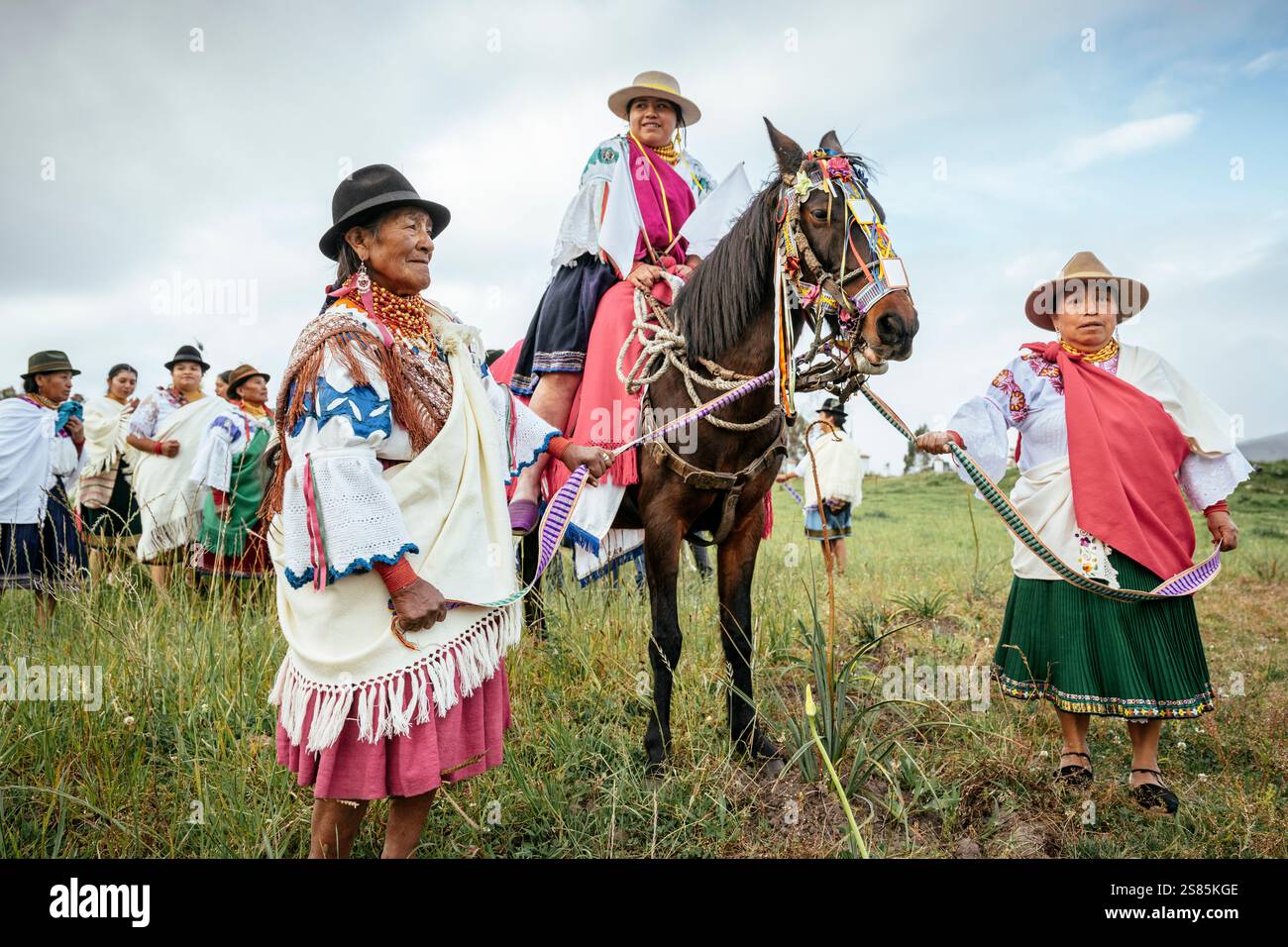 Festival of Light (Inti Raymi festival) Cochas Community, Angochagua ...