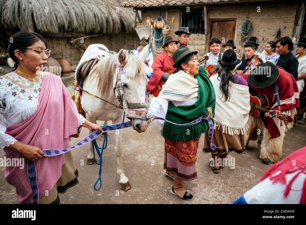 Festival of Light (Inti Raymi festival) Cochas Community, Angochagua ...