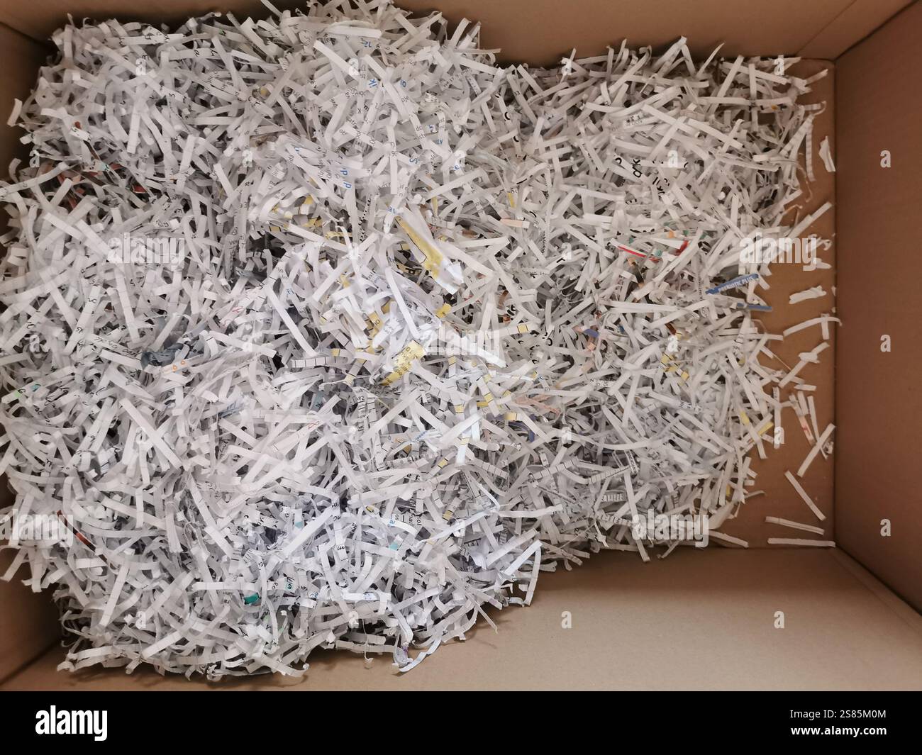 shredding paper documents texture as nice background Stock Photo - Alamy