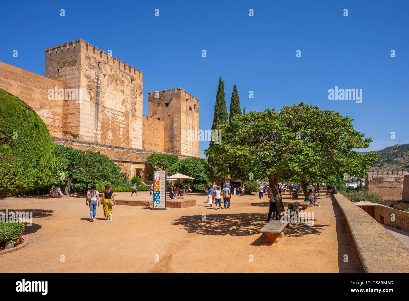 Alcazaba, Mudejar architecture, Alhambra, UNESCO, Granada, Andalusia ...