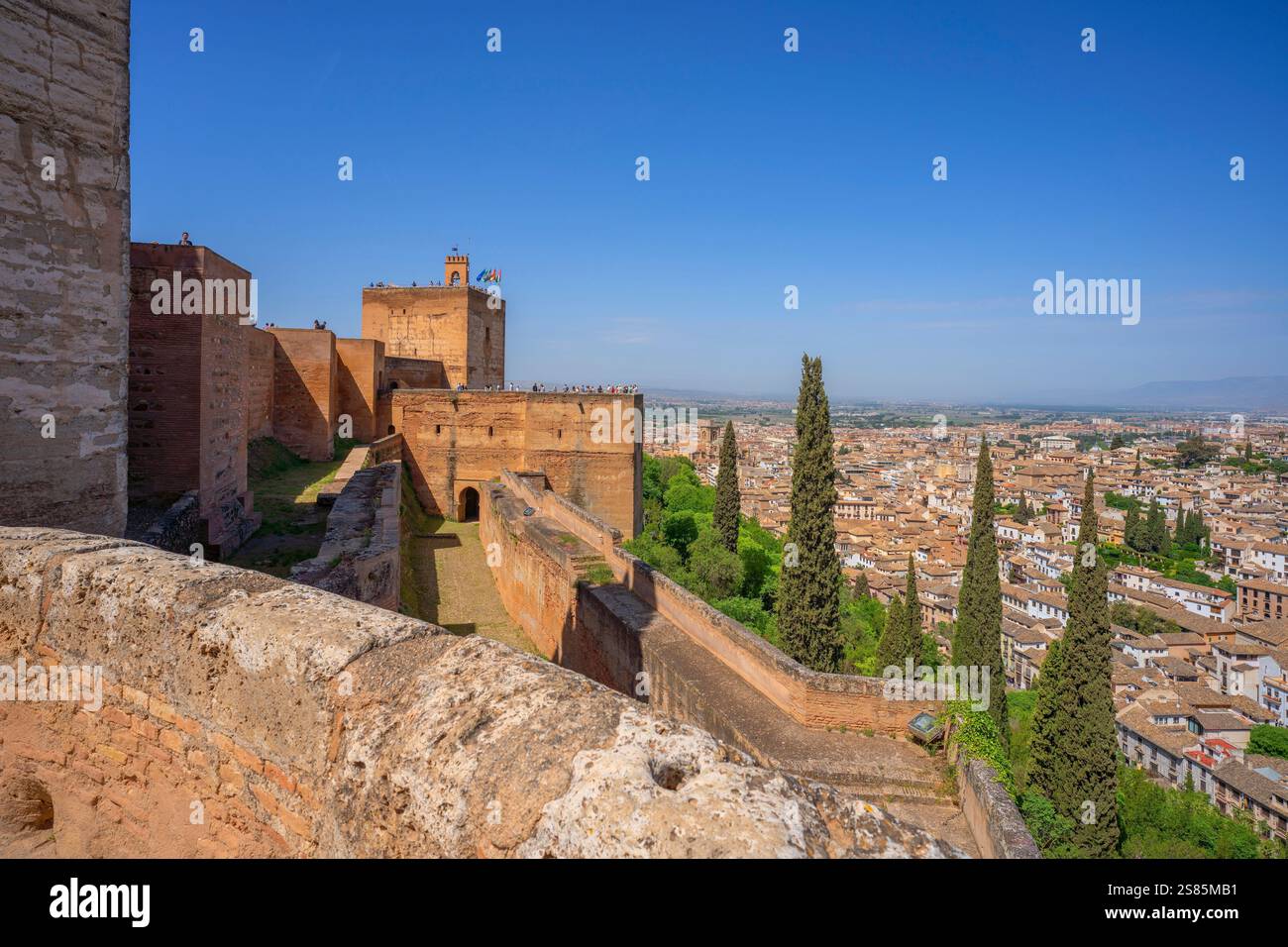 Alcazaba, Mudejar architecture, Alhambra, UNESCO, Granada, Andalusia ...