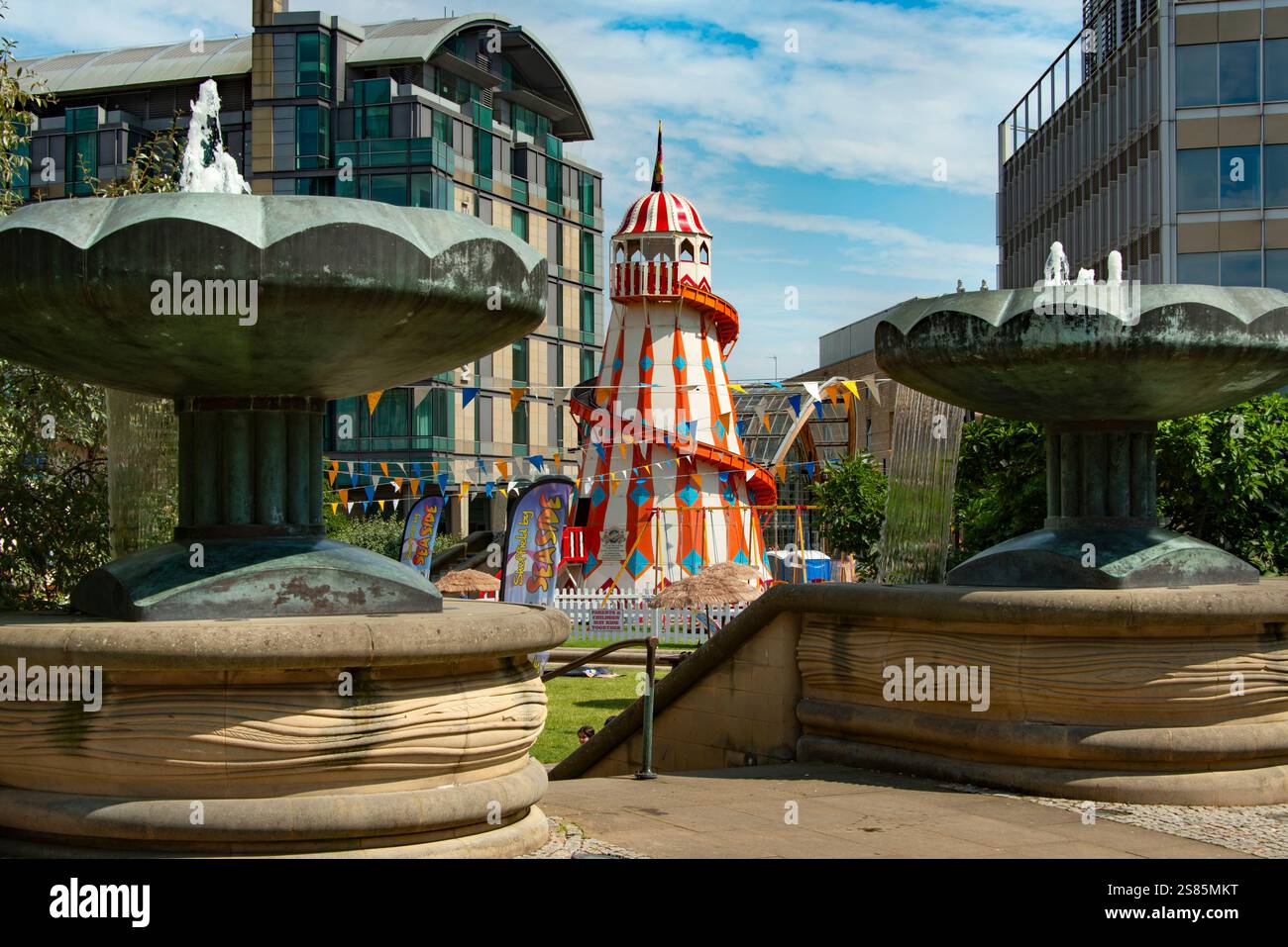 Helter-skelter feature in Summer By The Seaside event in the Peace ...