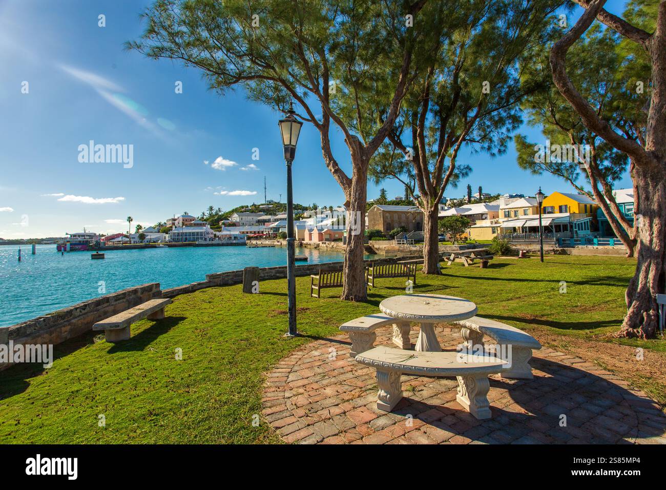 The waterfront in historic St. George, UNESCO, Bermuda Stock Photo - Alamy