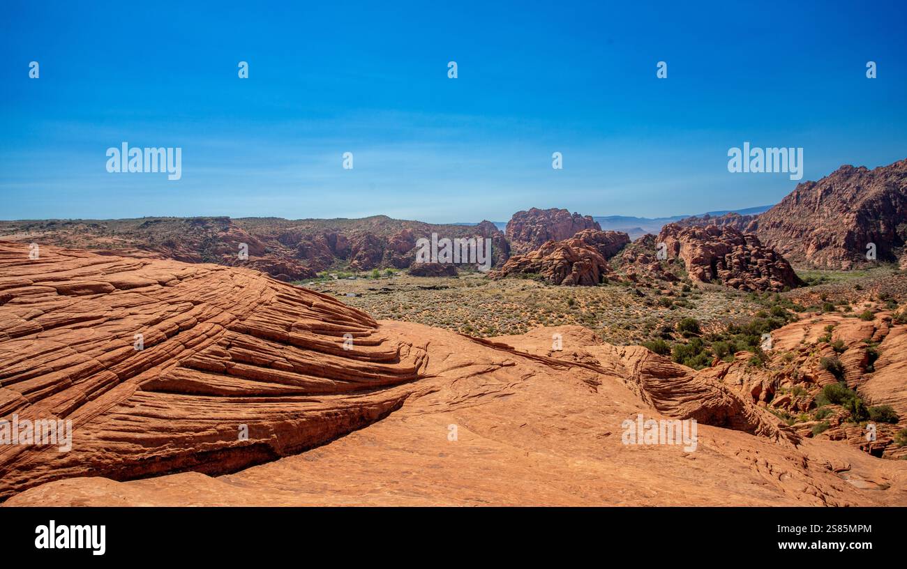 Petrified sand dunes, White Canyon State Park, Red Cliffs Desert ...
